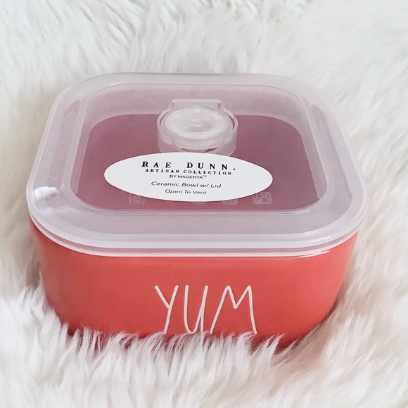 Rae Dunn | Kitchen | Rae Dunn Yum Ceramic Storage Container 45x45x3 ...